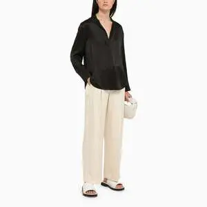Vince Silk Satin Blouse