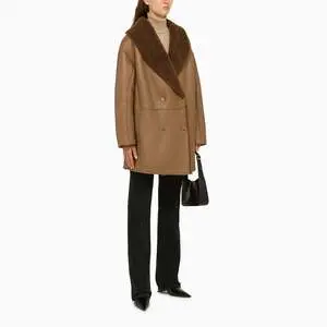 LOULOU STUDIO Namo Coat In Leather And Shearling