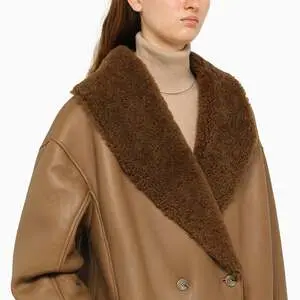 LOULOU STUDIO Namo Coat In Leather And Shearling