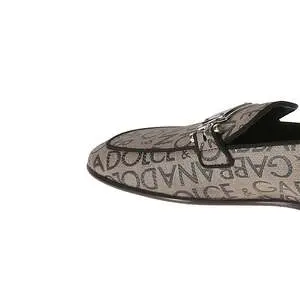 Dolce & Gabbana Jacquard Loafers - Brown