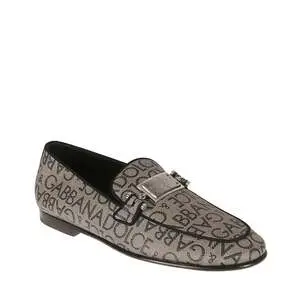 Dolce & Gabbana Jacquard Loafers - Brown