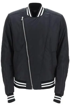 Balmain Nylon Bomber Jacket Black
