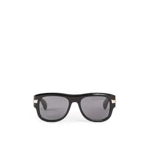 Gucci Logo Aviator Sunglasses Black