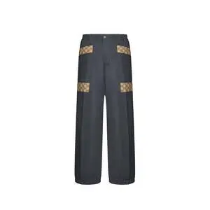 Gucci Cotton Gg Cargo Pants