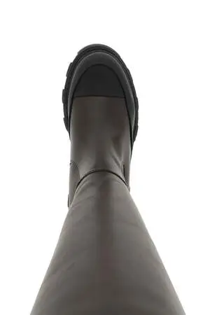GANNI Tubular Leather Boots