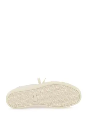 TOM FORD Warwick Grained Leather Sneakers - White