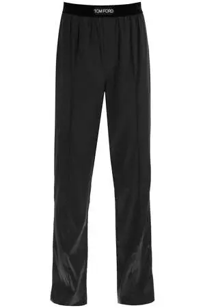 TOM FORD Silk Pajama Pants Black