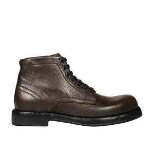 Dolce & Gabbana Leather Lace-up Boots