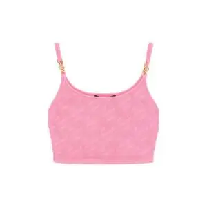 Versace La Greca Cropped Top