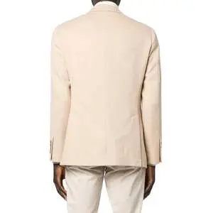Brunello Cucinelli Wool Double-breasted Jacket - Beige