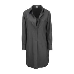 Brunello Cucinelli Wool Shirt Dress
