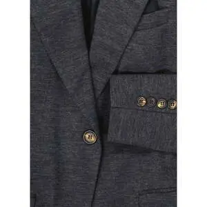 Brunello Cucinelli Wool Blazer - Gray