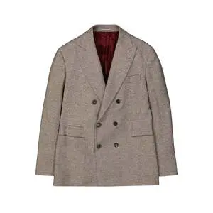 Brunello Cucinelli Double Breasted Wool Jacket
