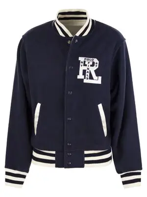 Ralph Lauren Double Sided Bomber Jacket With Rl Logo