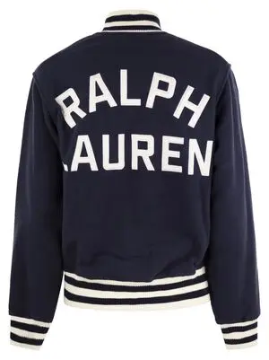 Ralph Lauren Double Sided Bomber Jacket With Rl Logo