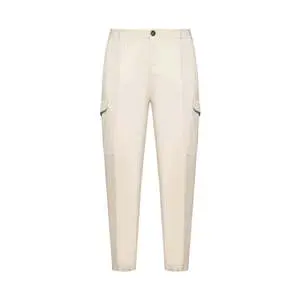 Brunello Cucinelli Cotton Pants White