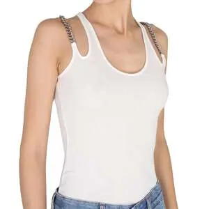Stella McCartney Falabella Chain Top - White