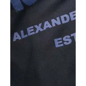 Alexander McQueen Alexander Mc Queen Cotton Logo Sweatpants - Blue