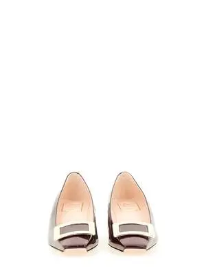 ROGER VIVIER Belle Vivier Pumps - Bordeaux