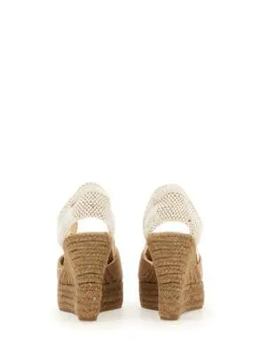 Manebí Wedge Espadrilles - Beige