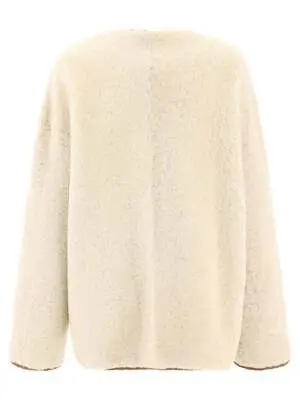 GIOVI Reversible Shearling Jacket - White