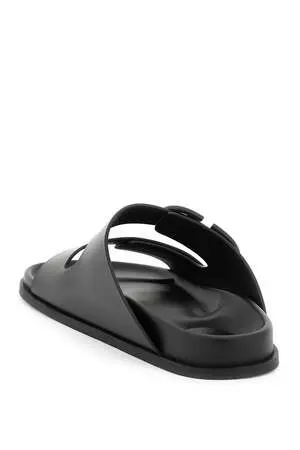 Valentino Garavani Vlogo Leather Slides