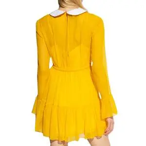 Gucci Silk Chiffon Dress - Yellow