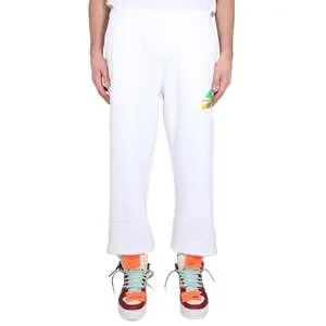 Off-White Cotton Logo Sweatpants - White