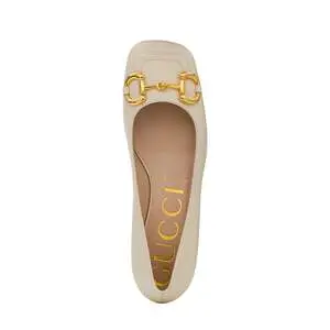 Gucci Leather Pumps - White