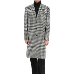 Alexander McQueen Pied De Poule Wool Coat