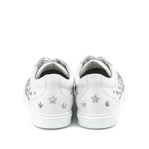 JIMMY CHOO C Star Leather Sneakers