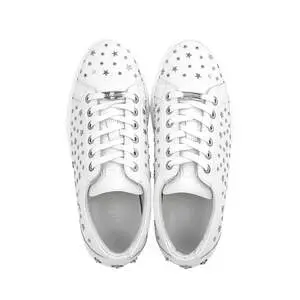 JIMMY CHOO C Star Leather Sneakers