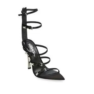 Versace Pin Point Sandals - Black