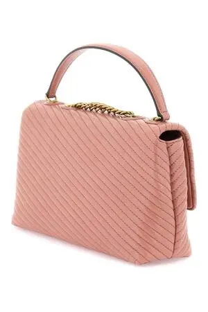 Tory Burch Matelasse Kita Moto Shoulder Bag