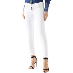 Dsquared2 Cotton Denim Jeans - White