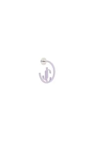 JIMMY CHOO Jc Monogram Hoops' Earrings