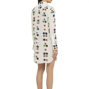 Chloé Printed Silk Chemisier Dress