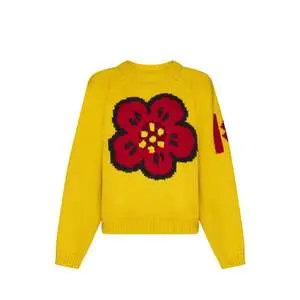 Kenzo Cotton Pullover - Yellow