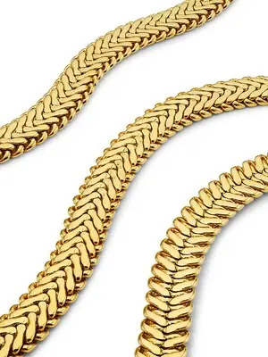 Sylvia Toledano 22k Gold-plated Snake Chain Necklace