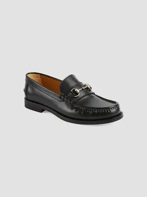 Gucci Kaveh Leather Moccasins