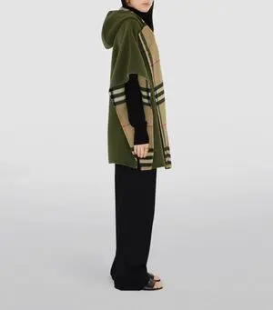 Burberry Cashmere Reversible Hooded Cape