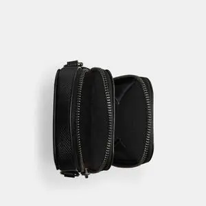 COACH Crossgrain Leather Phone Crossbody