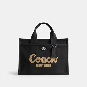 COACH Cargo Tote Bag - Silver/black