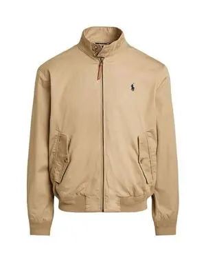 Polo Ralph Lauren Harrington Jacket In Cotton - Beige