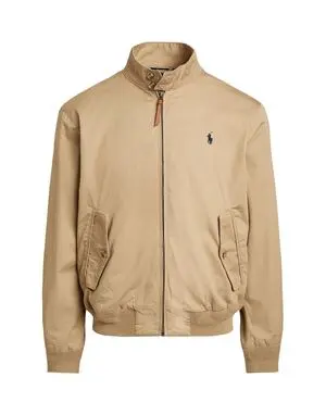 Polo Ralph Lauren Harrington Jacket In Cotton - Beige