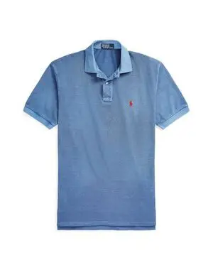 Polo Ralph Lauren Man Polo Shirt White Size Xl Cotton Slate Blue