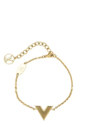 LOUIS VUITTON Essential V Bracelet - Gold