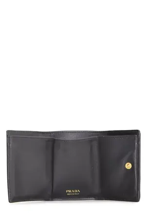 Prada Vitello Move Compact Wallet