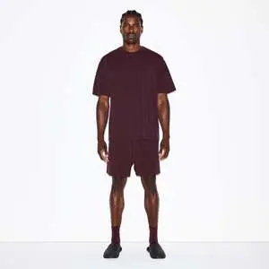 SKIMS Mens Oversized T Shirt | Grey | Small | Jersey Lounge Currant