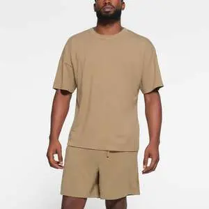 SKIMS Mens Oversized T Shirt | Grey | Small | Jersey Lounge Khaki